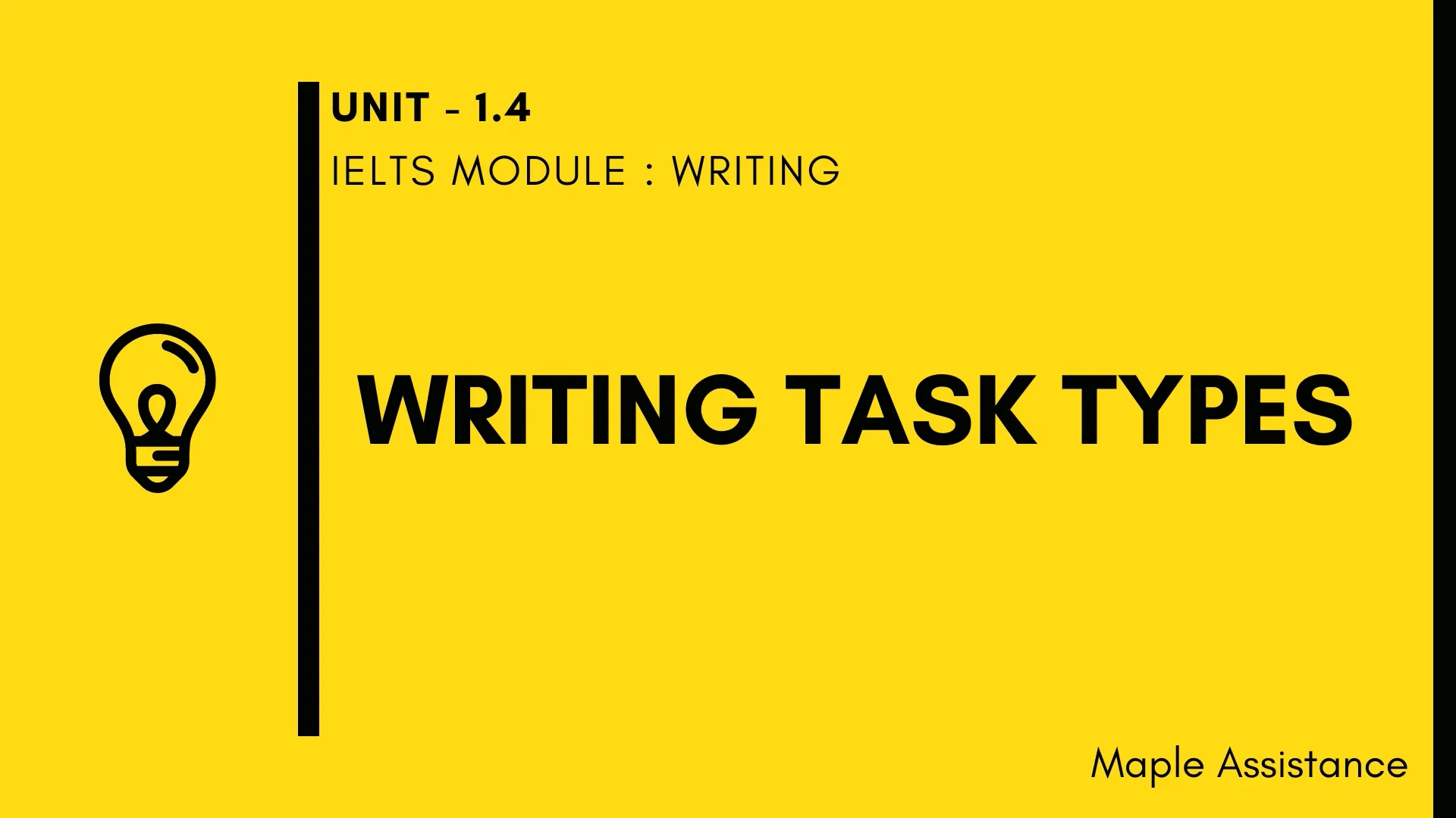 1.4 - WRITING TASK TYPES on Vimeo