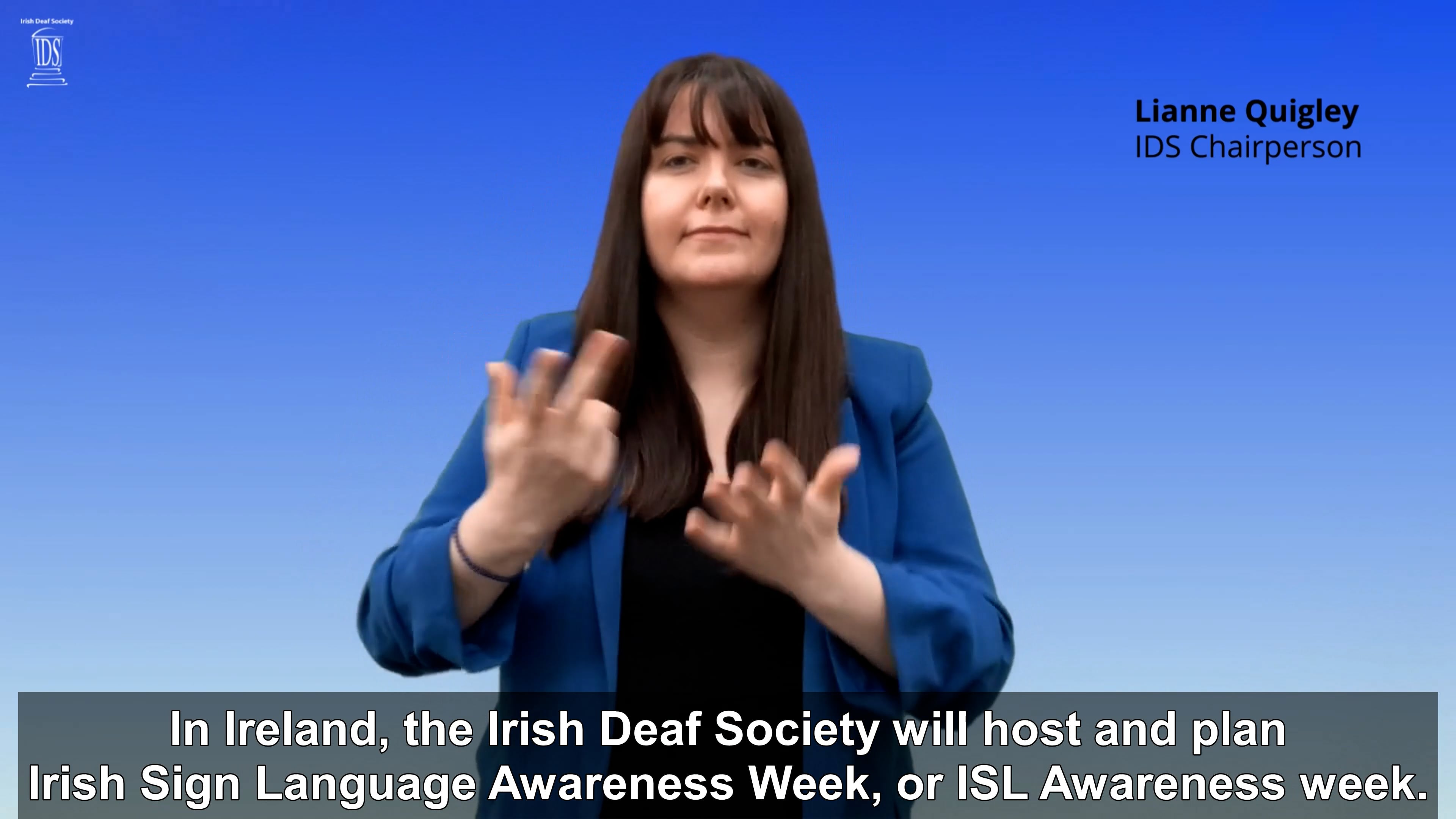 ISL Awareness Week 2022 Opening Ceremony on Vimeo