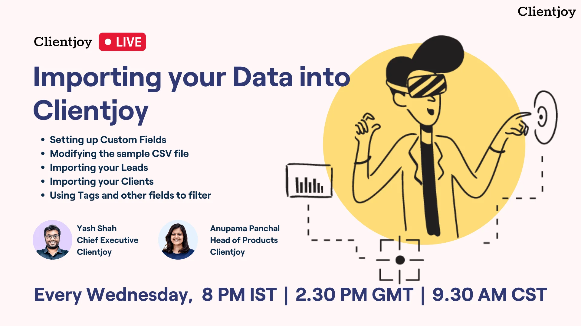 Importing your data into Clientjoy on Vimeo