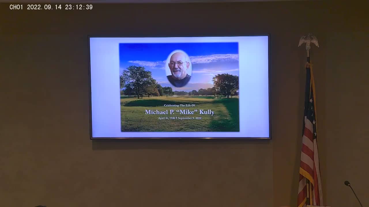 Mike Kully Funeral Service on Vimeo