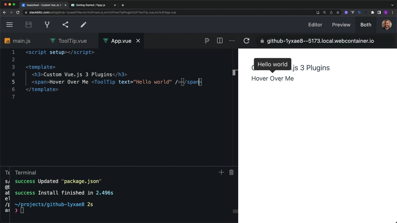 Create a Vue ToolTip Component with Tippy.js - A Vue.js Lesson... Create a Vue ToolTip Component with Tippy.js - A Vue.js Lesson...