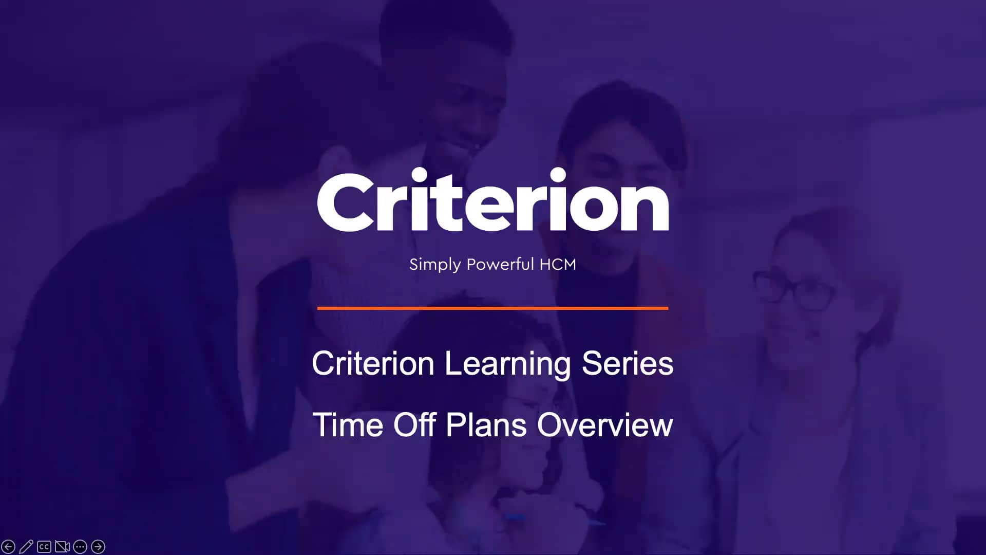 Criterion Learning Series - Time Off Plans Overview on Vimeo