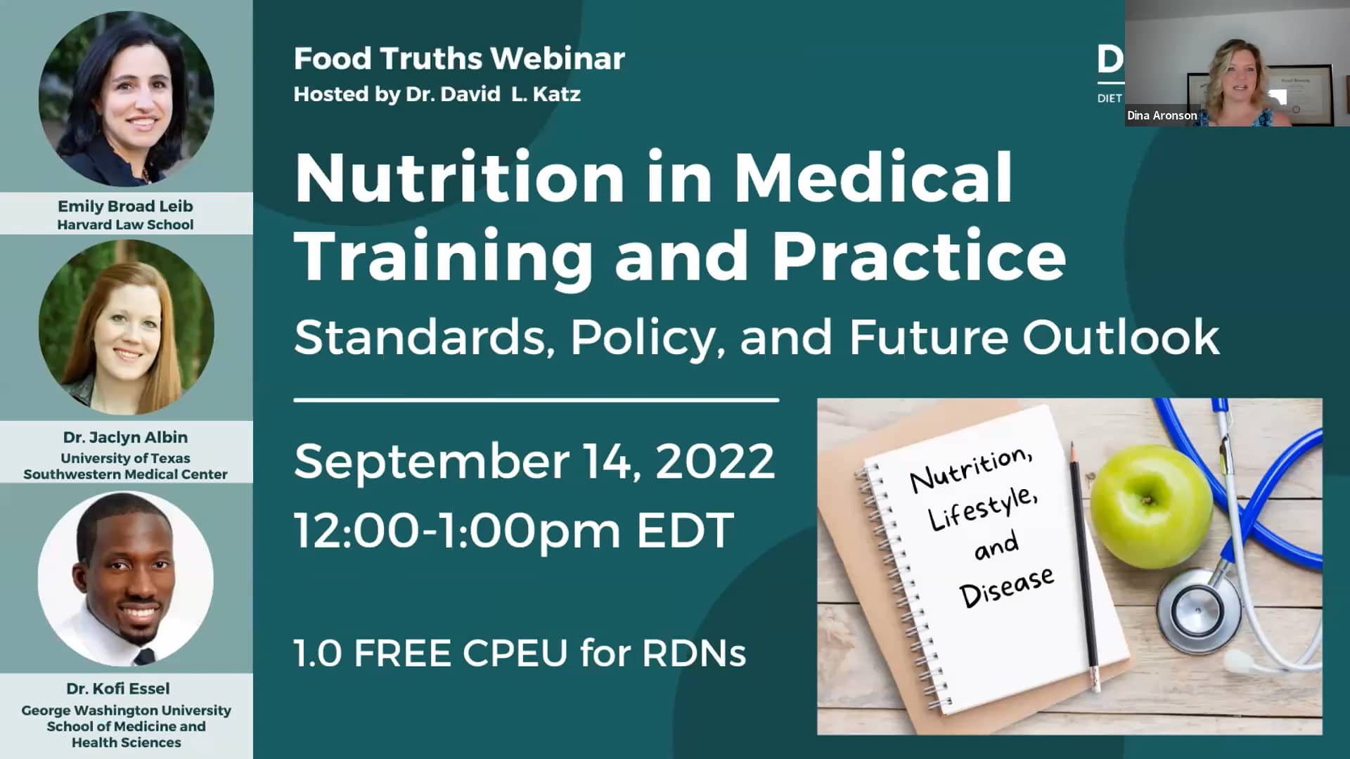 NUTRITION IN MEDICAL TRAINING AND PRACTICE: Standards, Policy, and ...