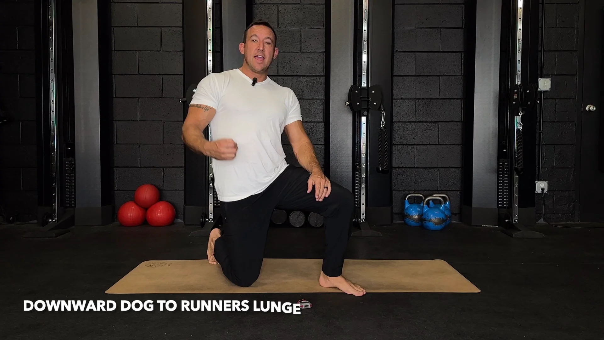 Downward Dog to Runners Lunge (long).mp4 on Vimeo