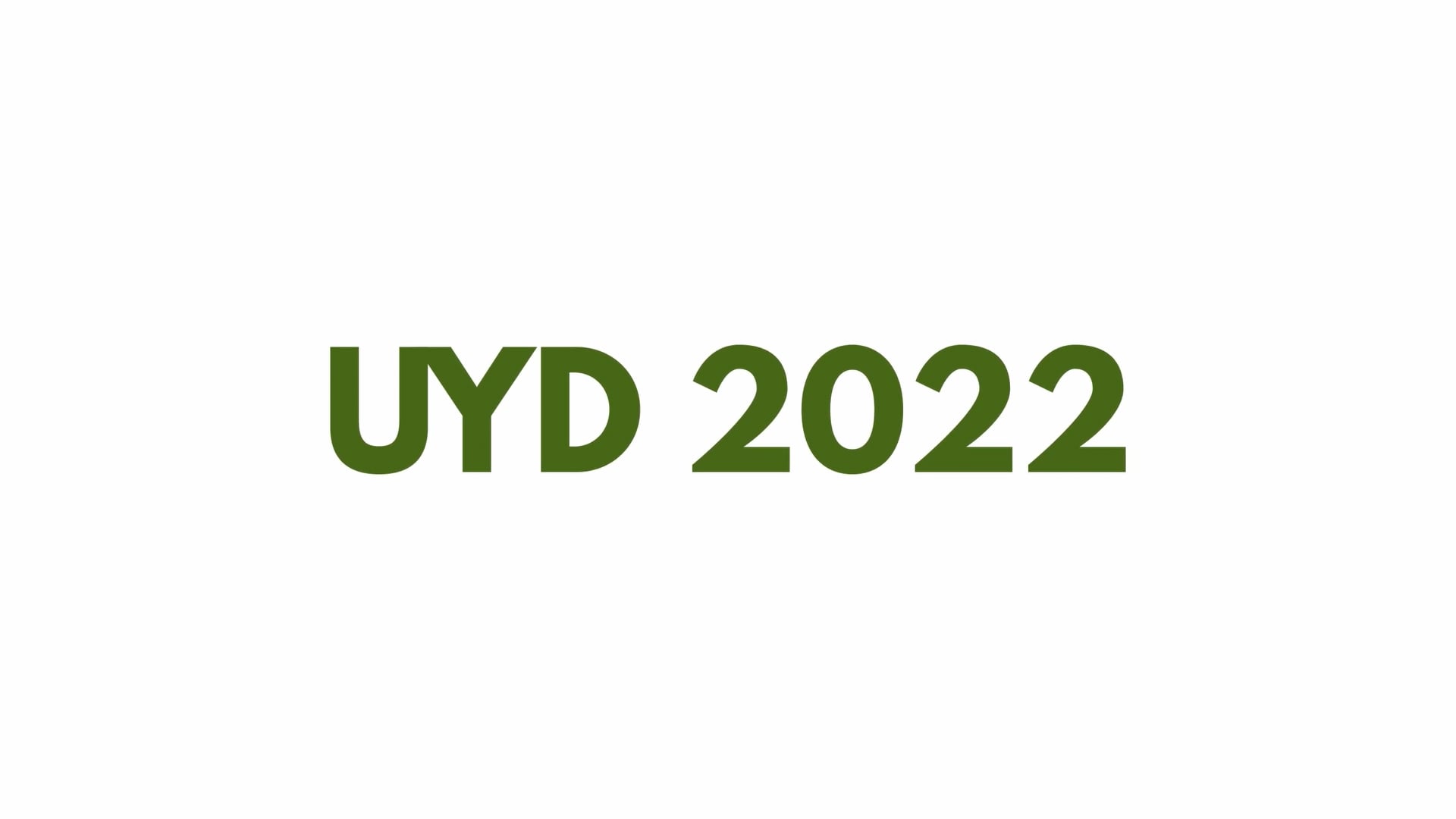 UYD 2022 – introduction on Vimeo