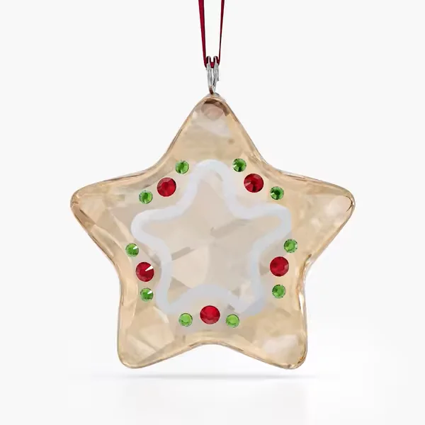 Swarovski Holiday Cheers Gingerbread Star Ornament, 5627610 on Vimeo