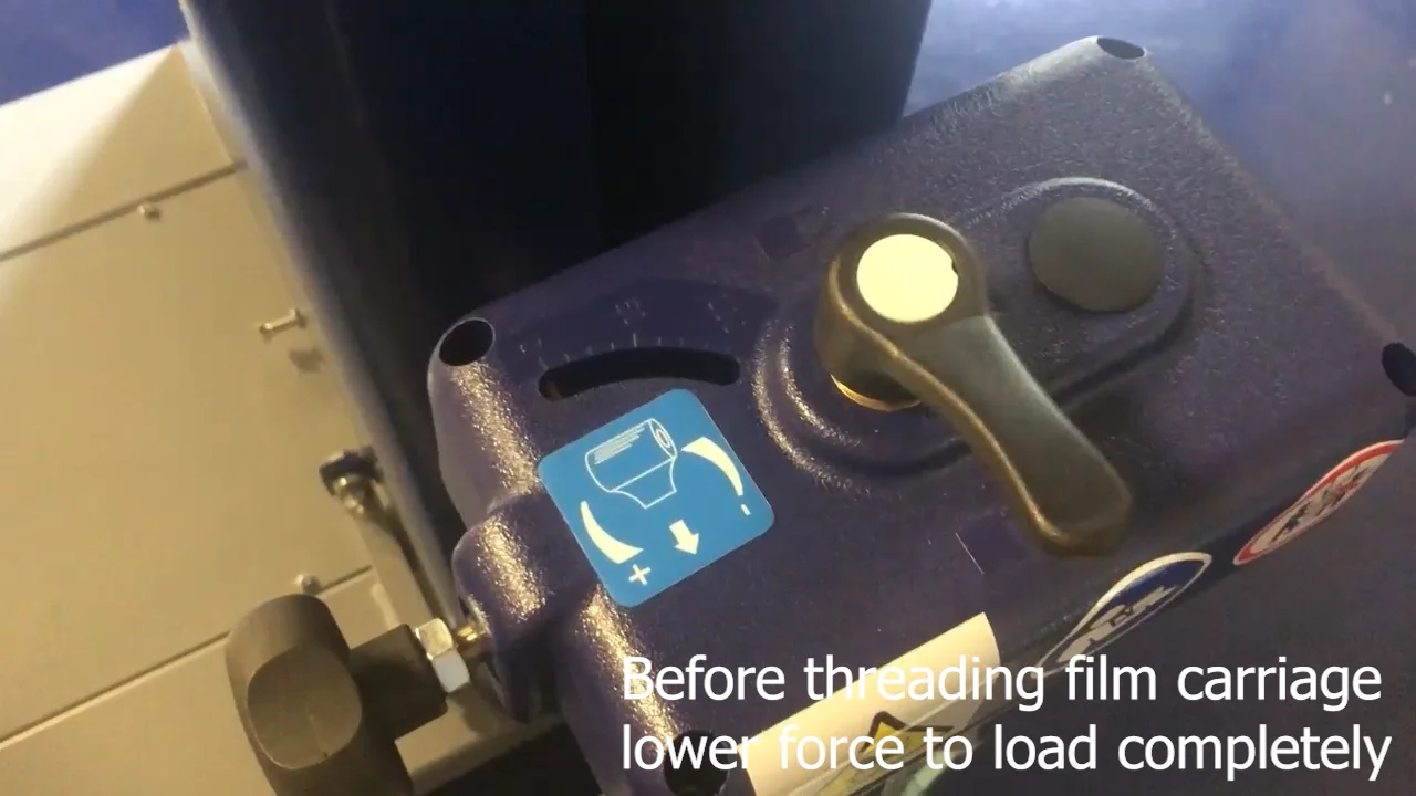 How to thread the film carriage on Robopac's Ecoplat turntable semi ...