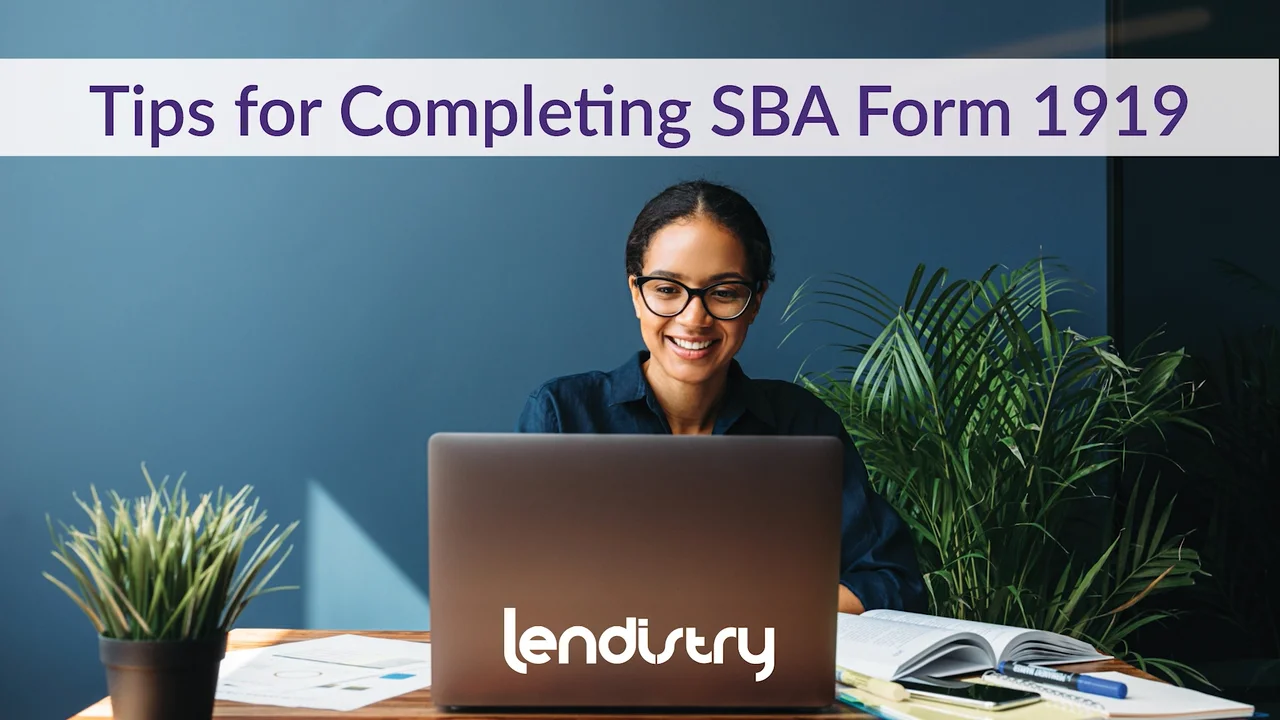 Tips for Completing SBA Form 1919