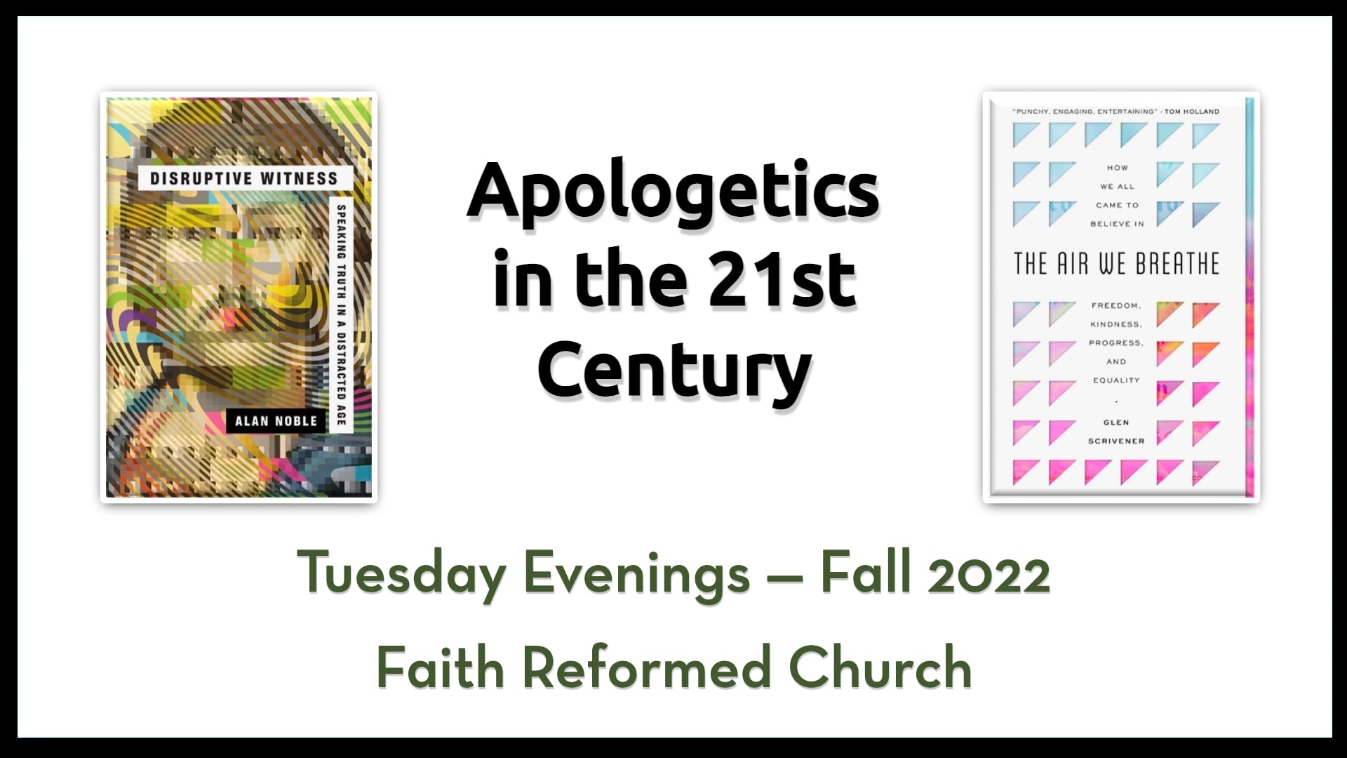 Regarding Apologetics in the 21st Century on Vimeo