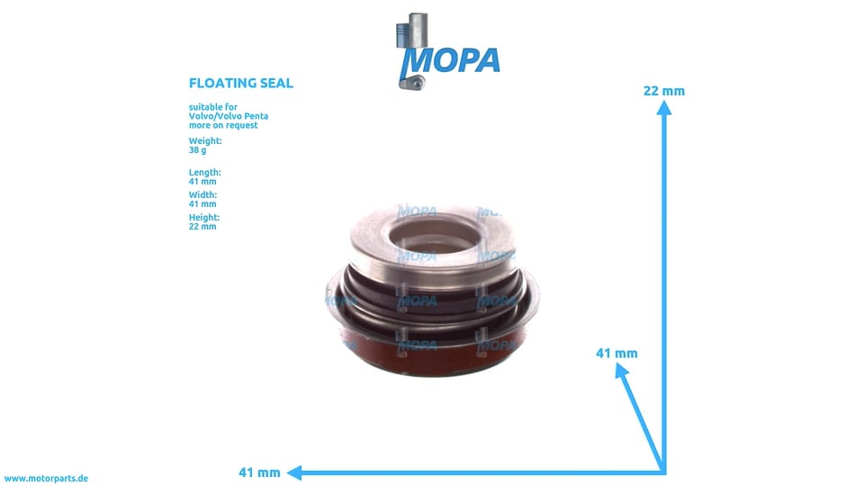 1676432 - MOPA FLOATING SEAL suitable for VolvoVolvo Penta engines on Vimeo