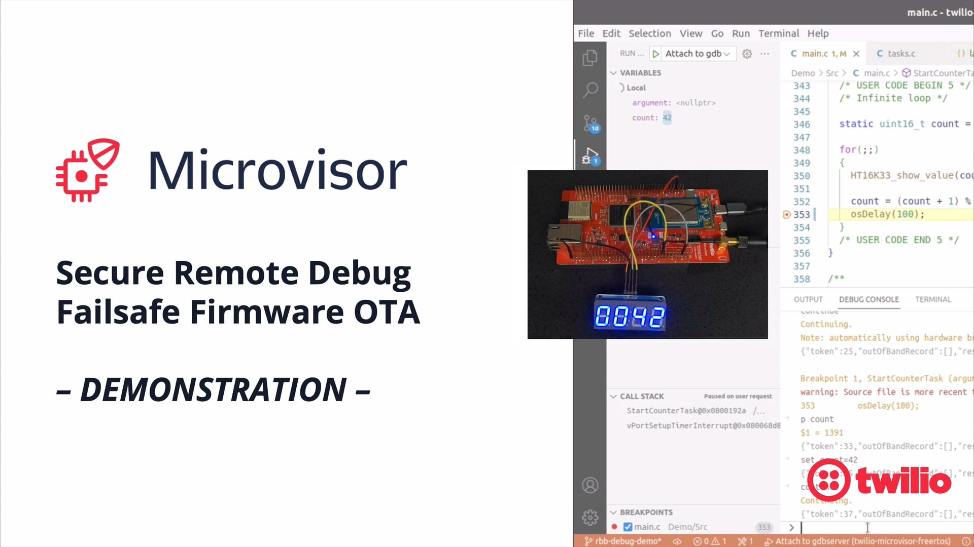 Demo – Unbrickable remote firmware updates and secure remote debugging ...