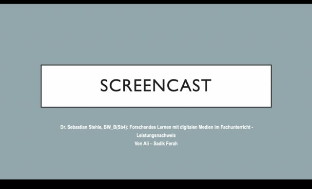 Screencast_Ali-Sadik Ferah on Vimeo