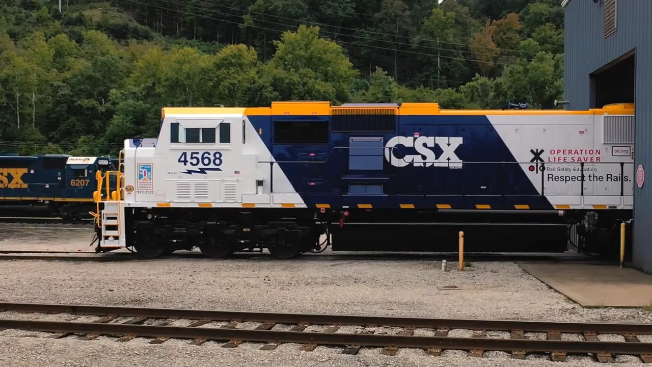 CSX Operation Lifesaver Commemorative Locomotive on Vimeo
