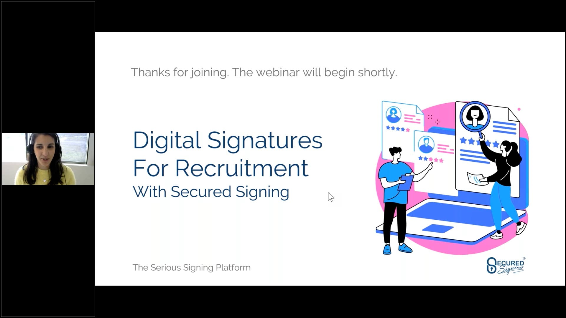 Webinar | Digital Signatures for Recruitment with Secured Signing on Vimeo