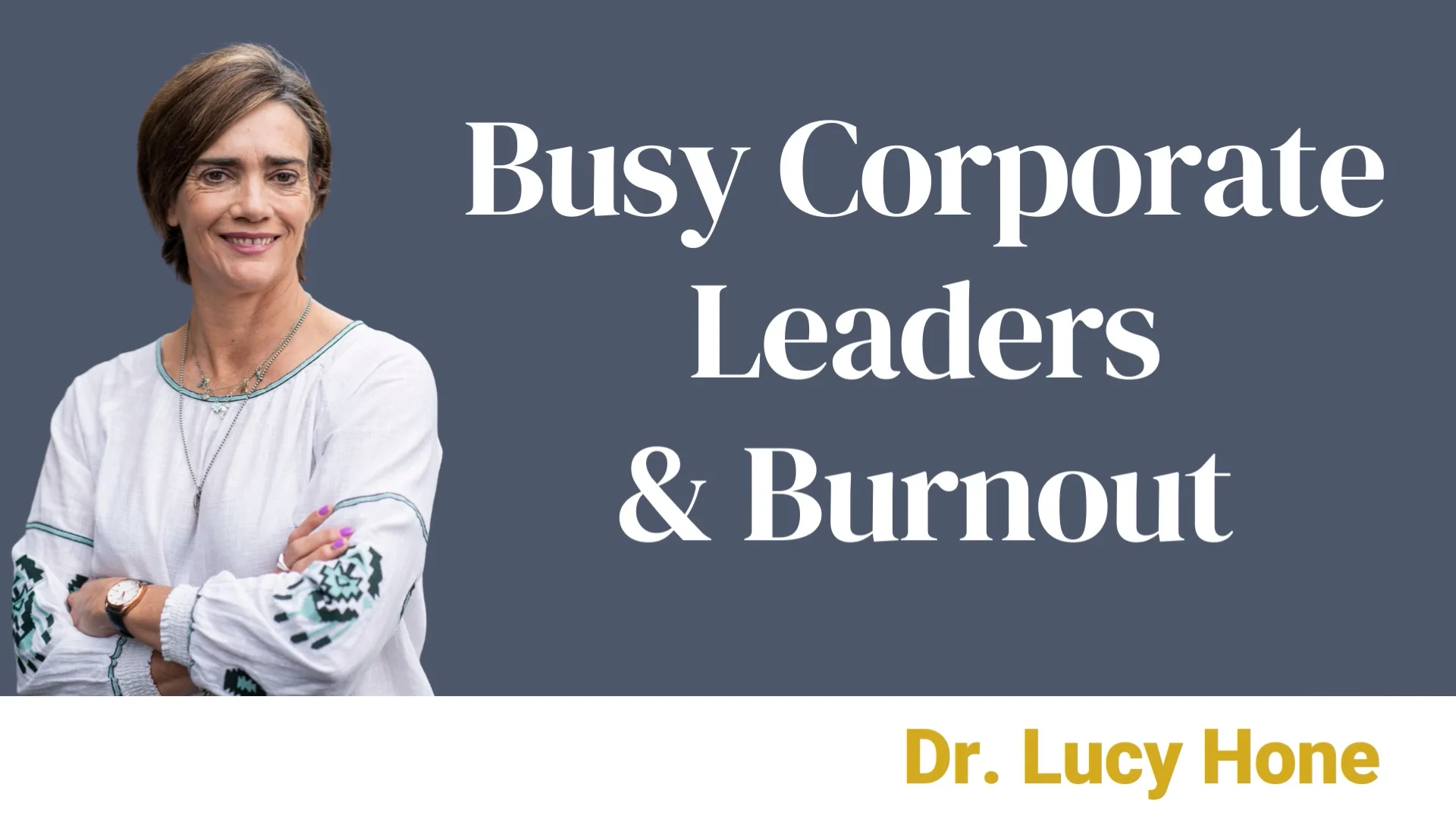 Busy Corporate Leaders & Burnout on Vimeo