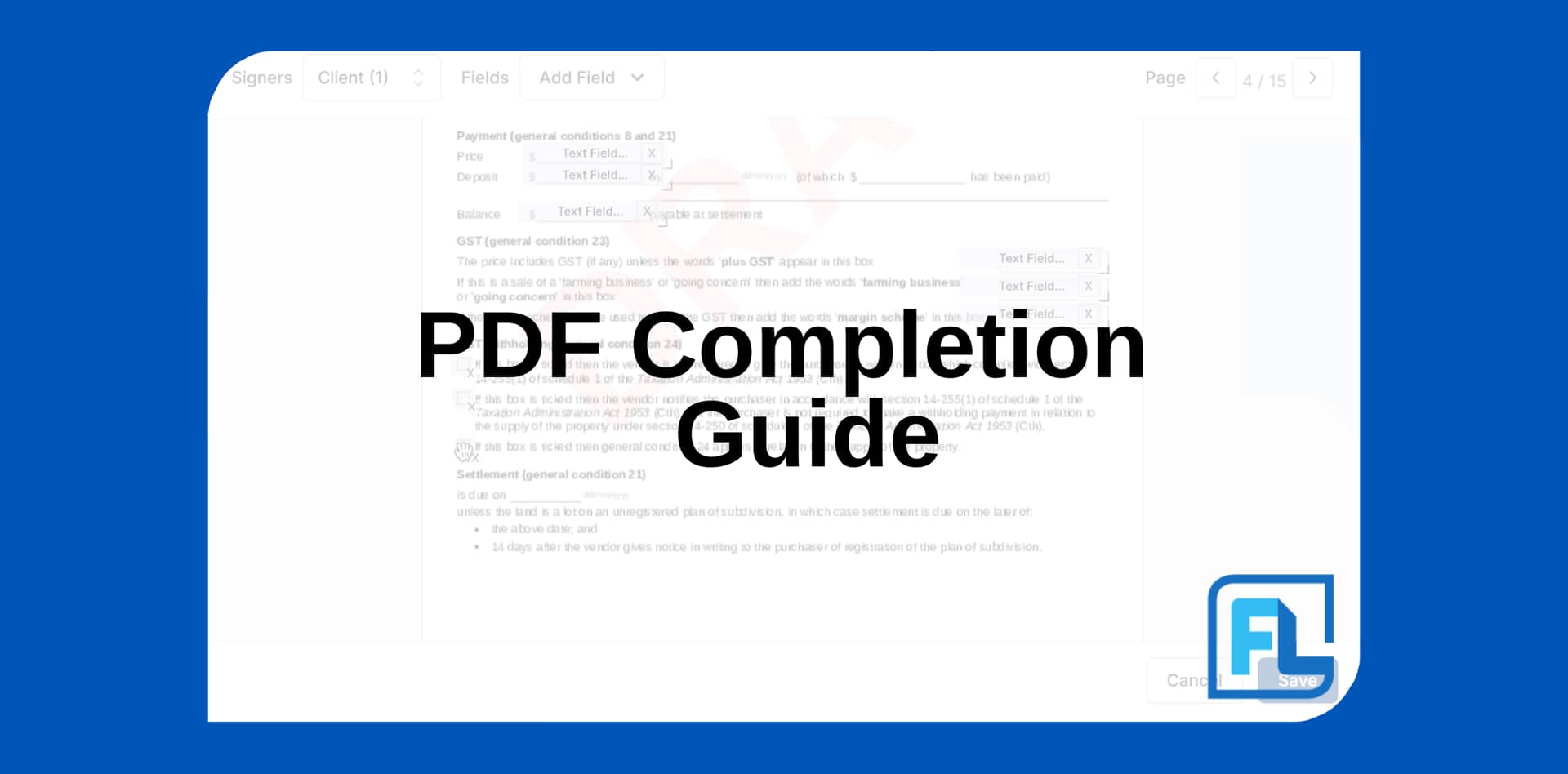 Forms Live | PDF Completion Guide on Vimeo