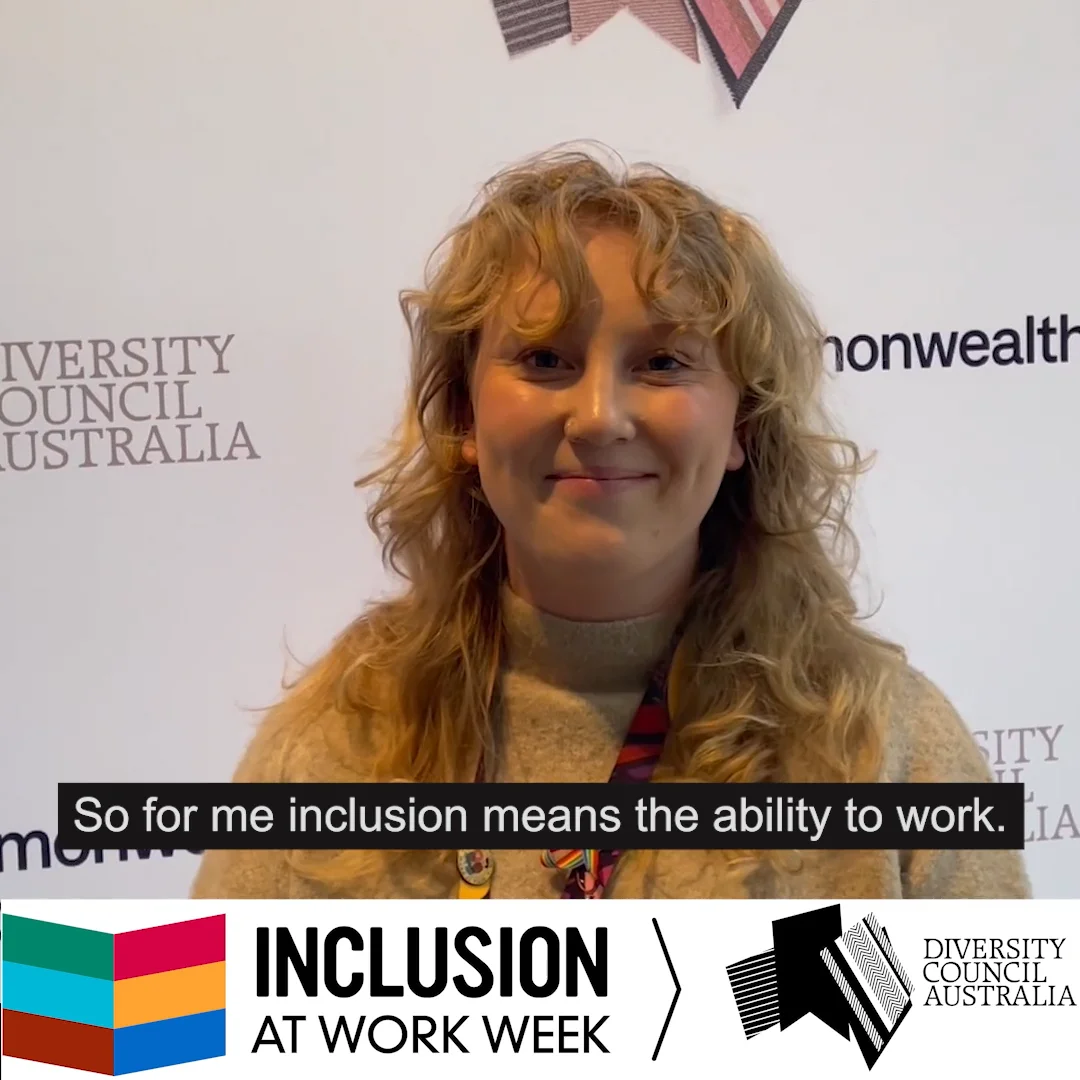 Inclusion at work means that I can work. on Vimeo
