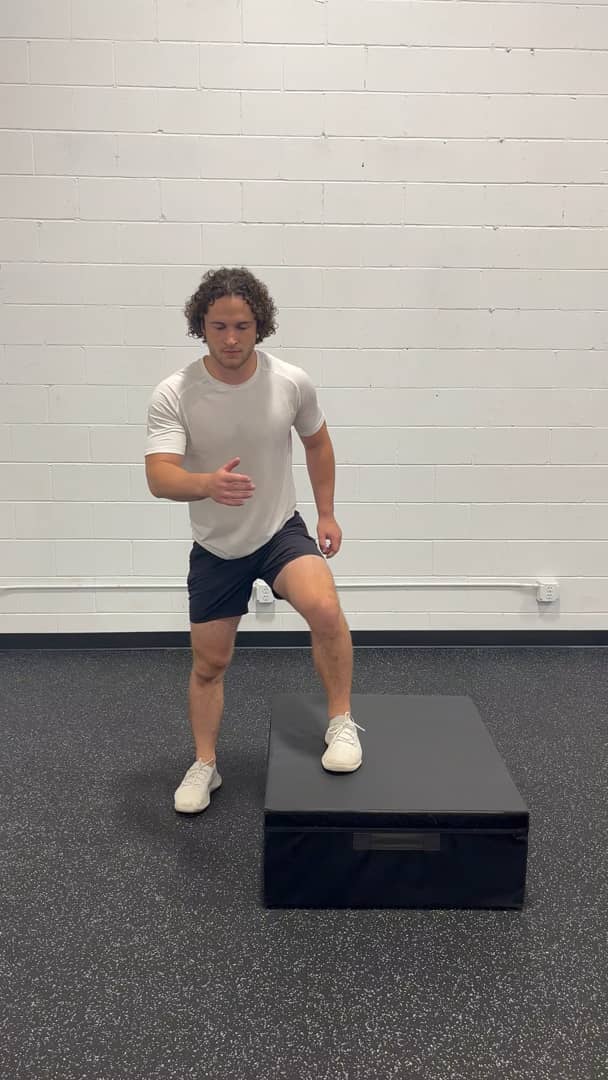Box Lateral Step-Up Jump on Vimeo