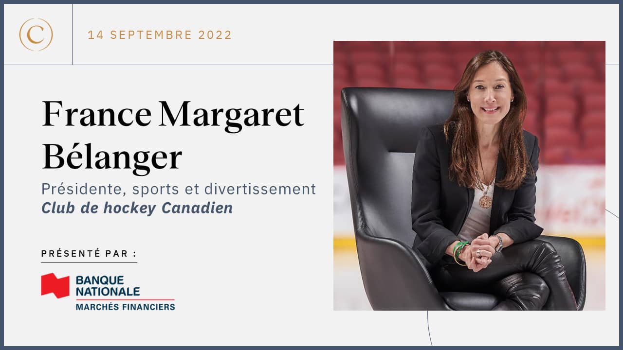France Margaret Bélanger, Présidente, sports et divertissement du Club ...