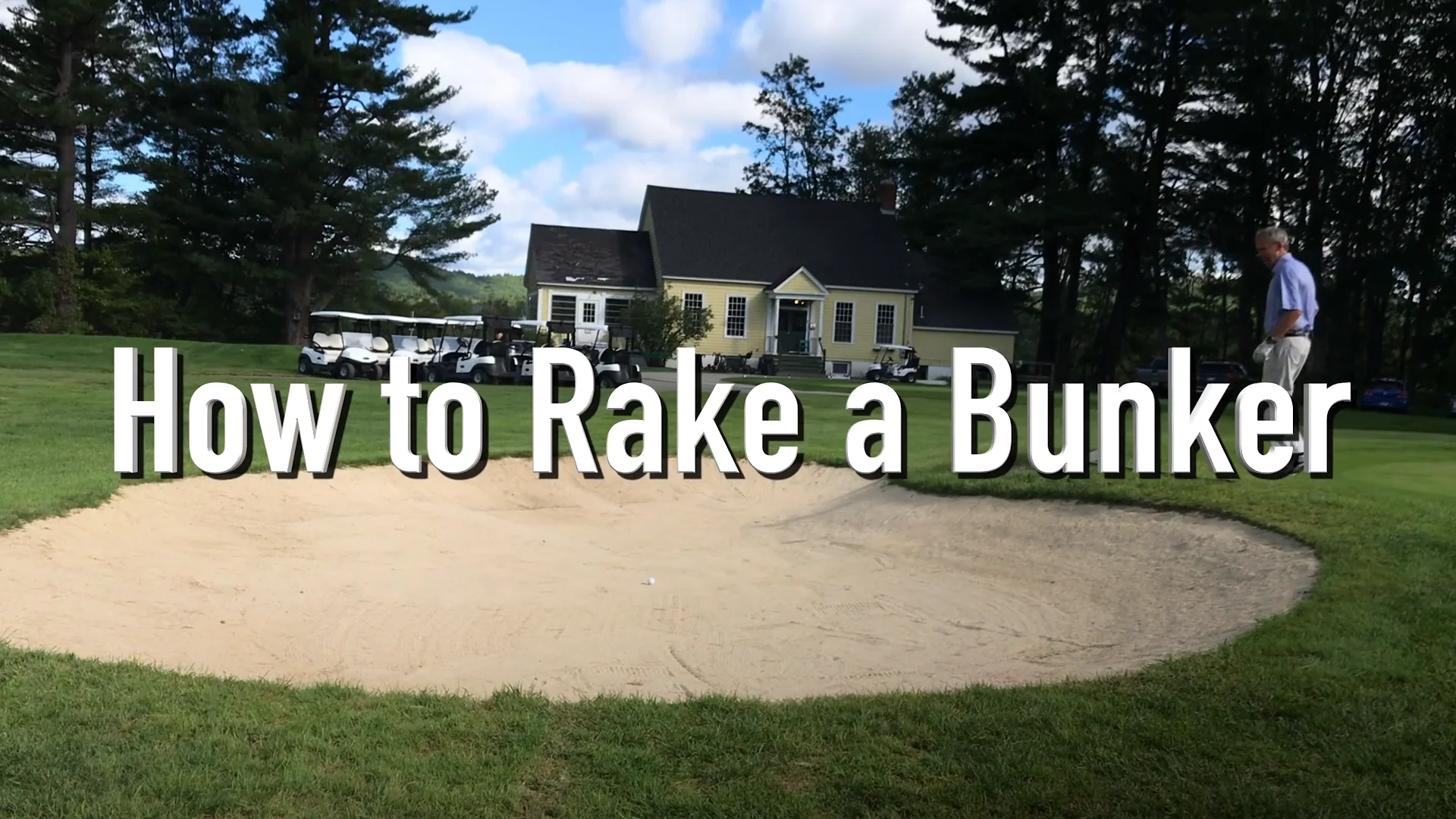 How to Rake a Bunker on Vimeo