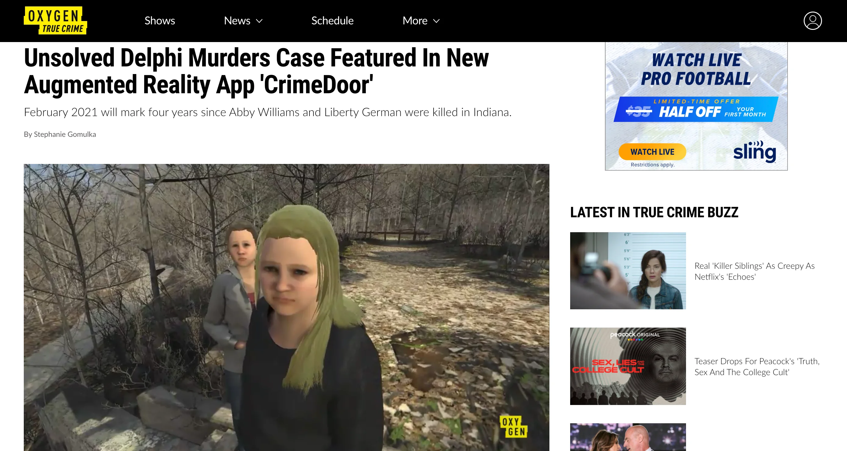 Unsolved Delphi Murders Case Featured In Augmented Reality App | Oxygen ...