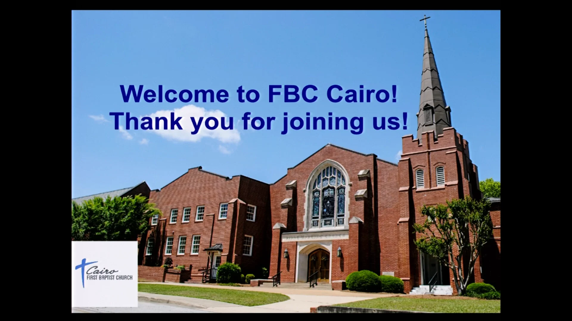 FBC Cairo Contemporary Sunday Morning Worship (10:30) 9-18-2022 on Vimeo