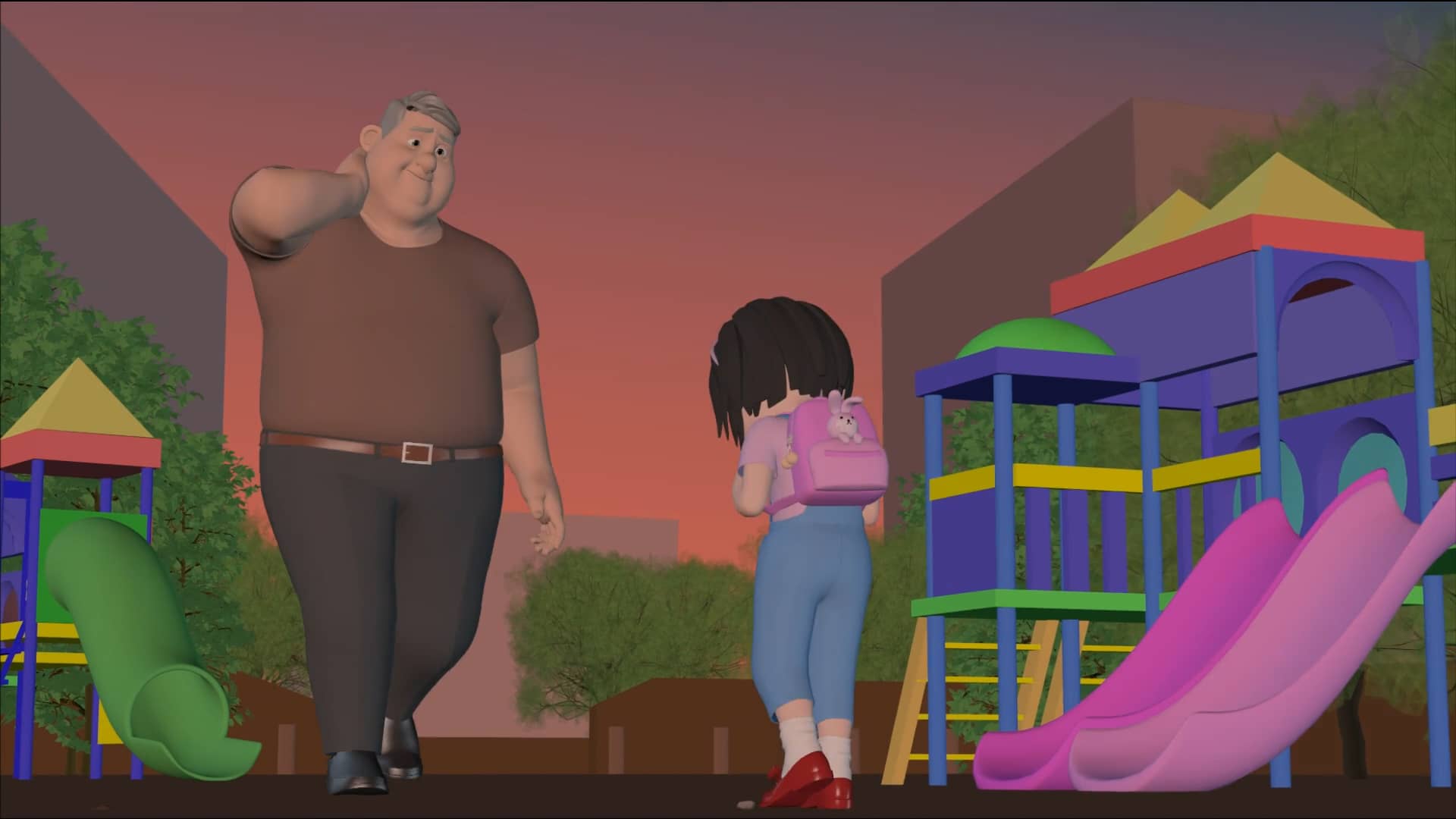 "Dad and Daughter"dialogue animation sequence on Vimeo