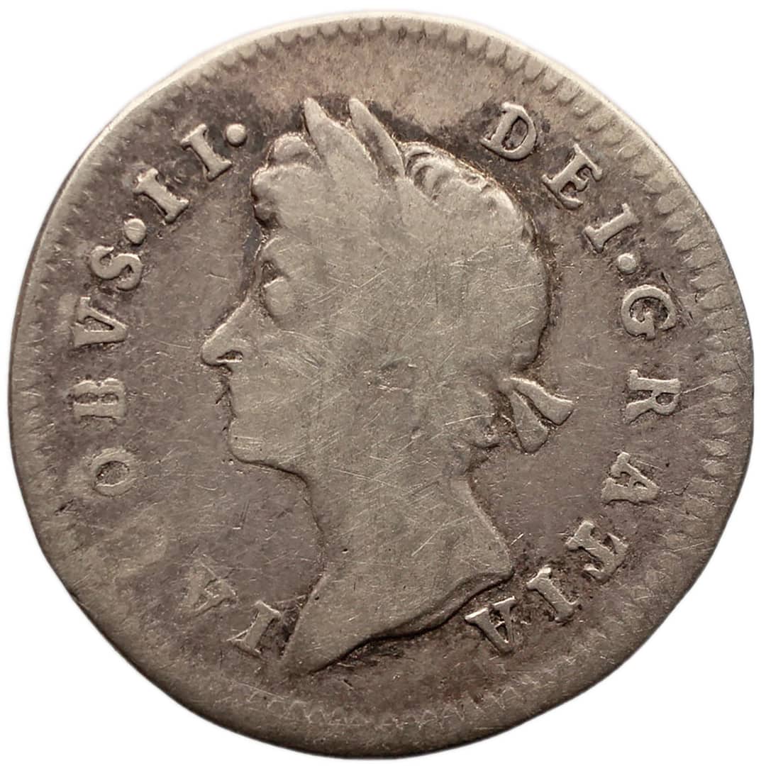 1685 3 Pence James II Maundy Coin England Silver on Vimeo