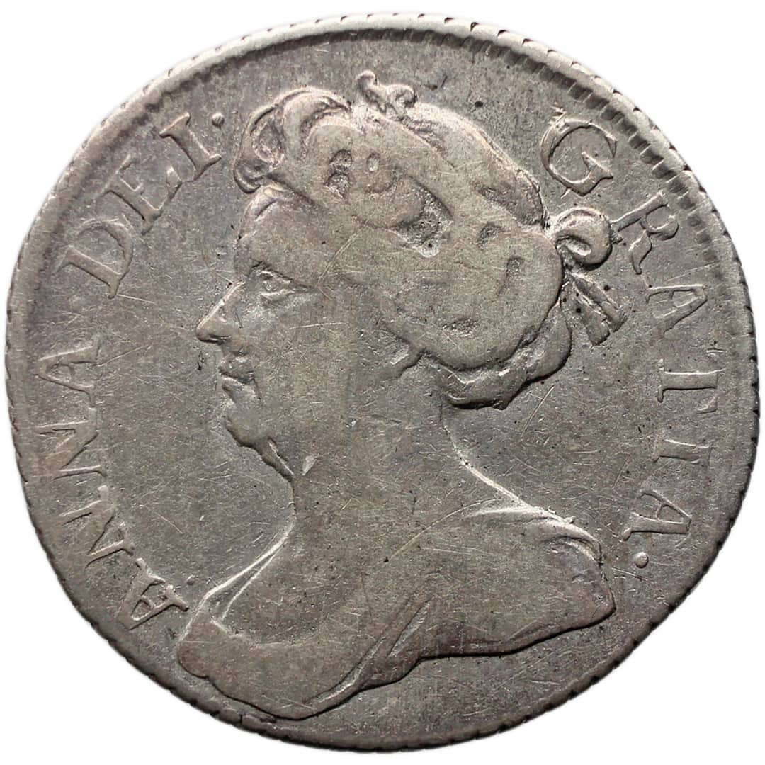 1710 Sixpence Queen Anne Silver Coin UK Roses & Plumes in angles3 on Vimeo