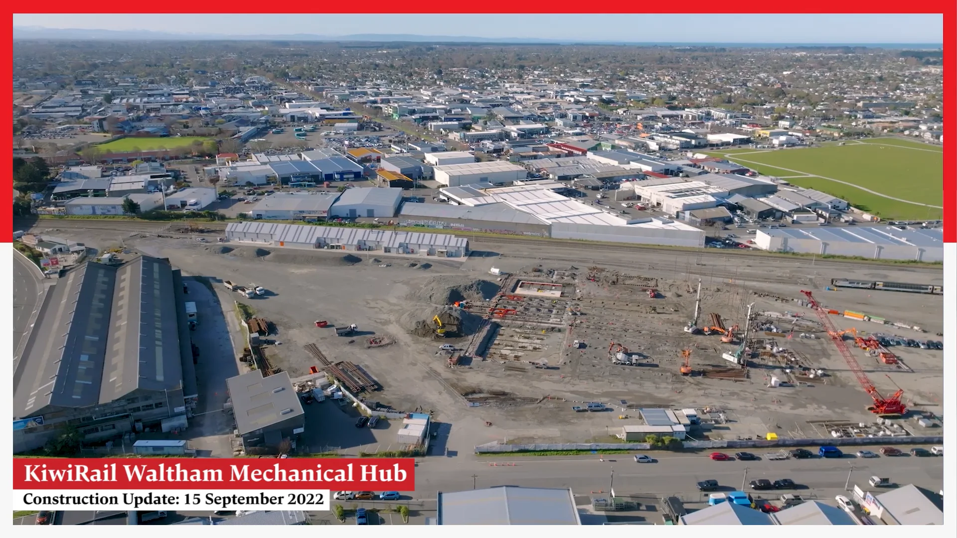 KiwiRail Waltham Mechanical Hub, 15 Sept 2022 on Vimeo
