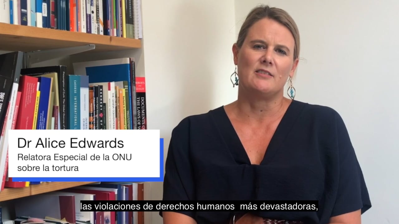 Dr Alice Edwards: Relatora Especial de la ONU sobre la tortura on Vimeo