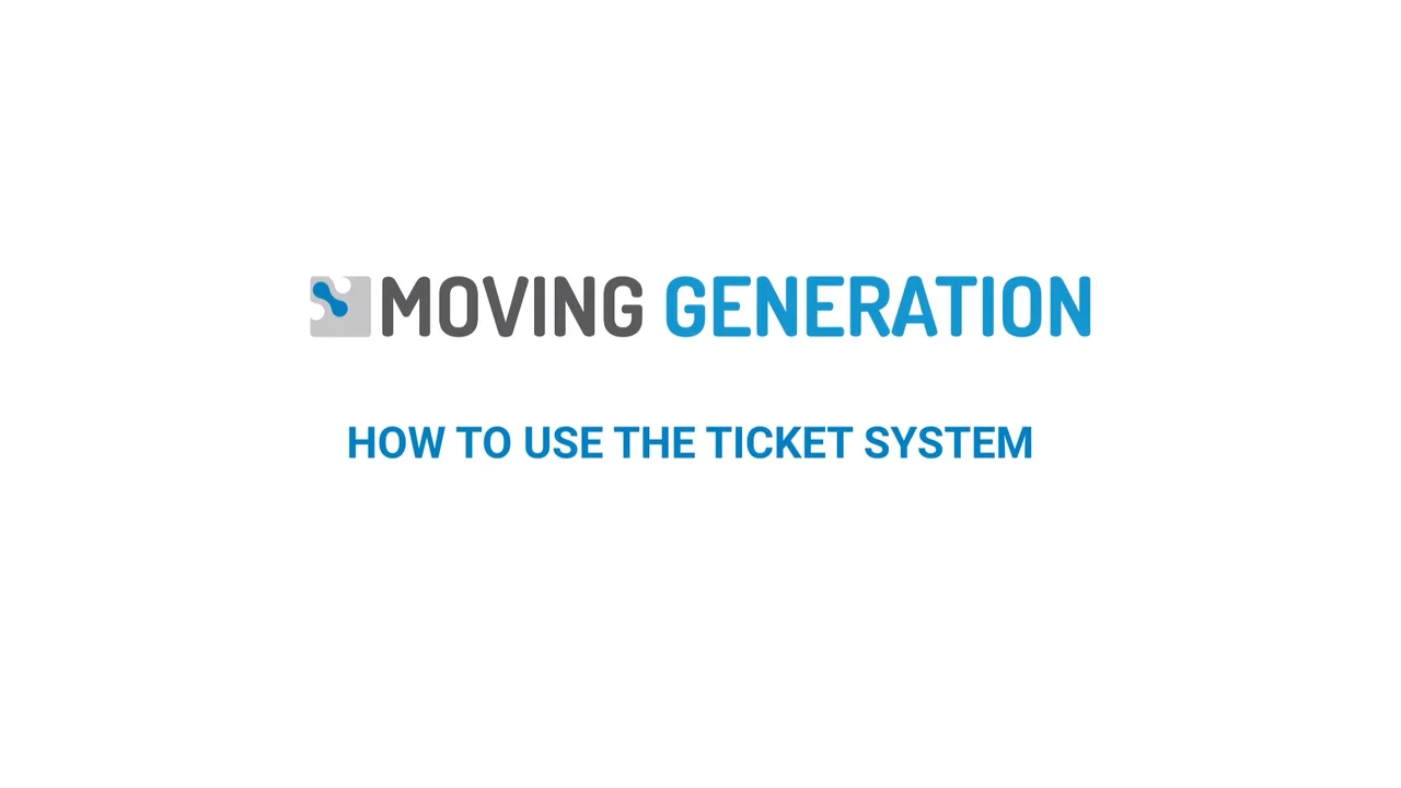MOVING GENERATION - HOW TO USE THE TICKET SYSTEM on Vimeo