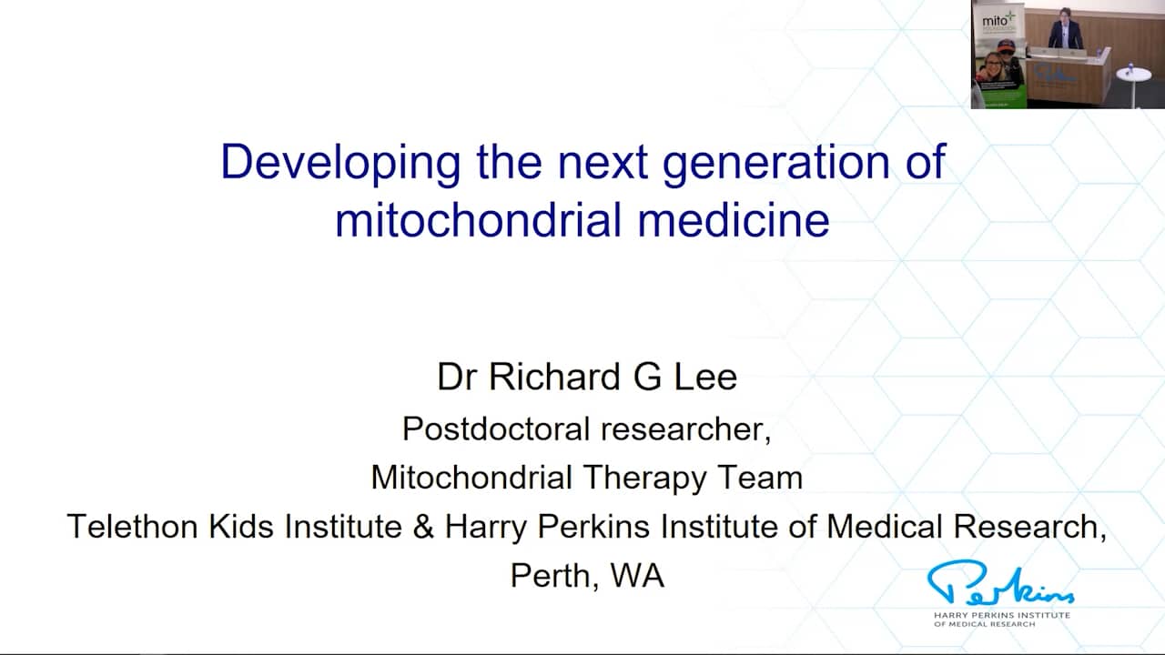 Mito Information Day - Developing the next gen of mito medicine on Vimeo