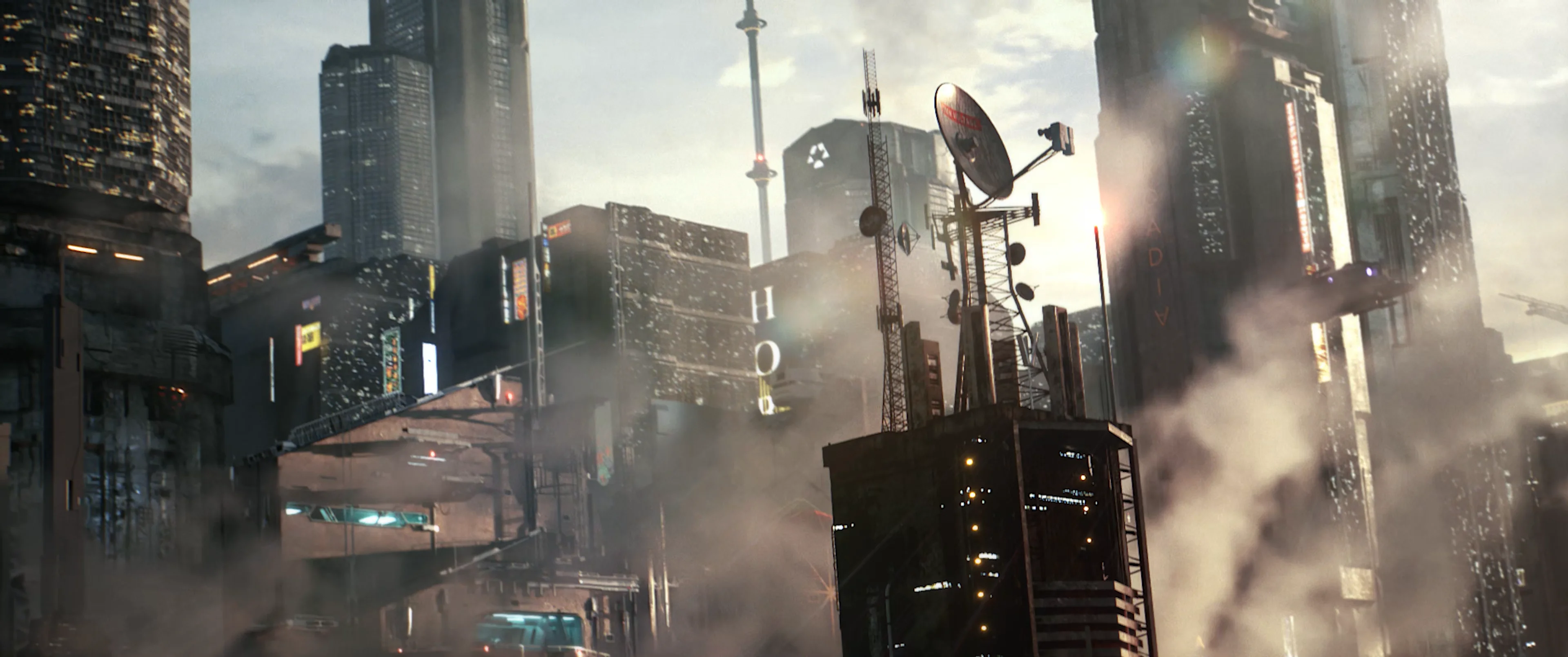 Off-world City // Full CG Cinematic Shots