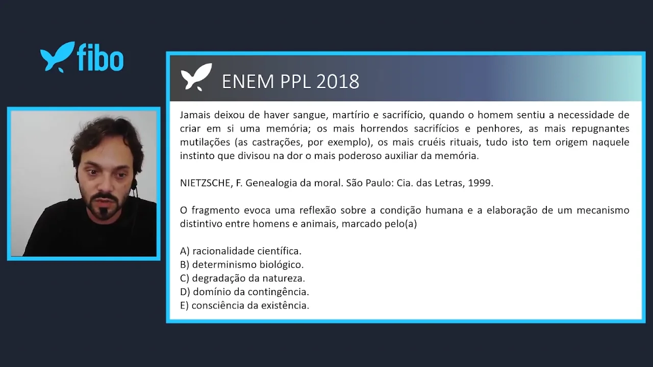 Questão 83 Ciências Humanas ENEM PPL 2018 on Vimeo