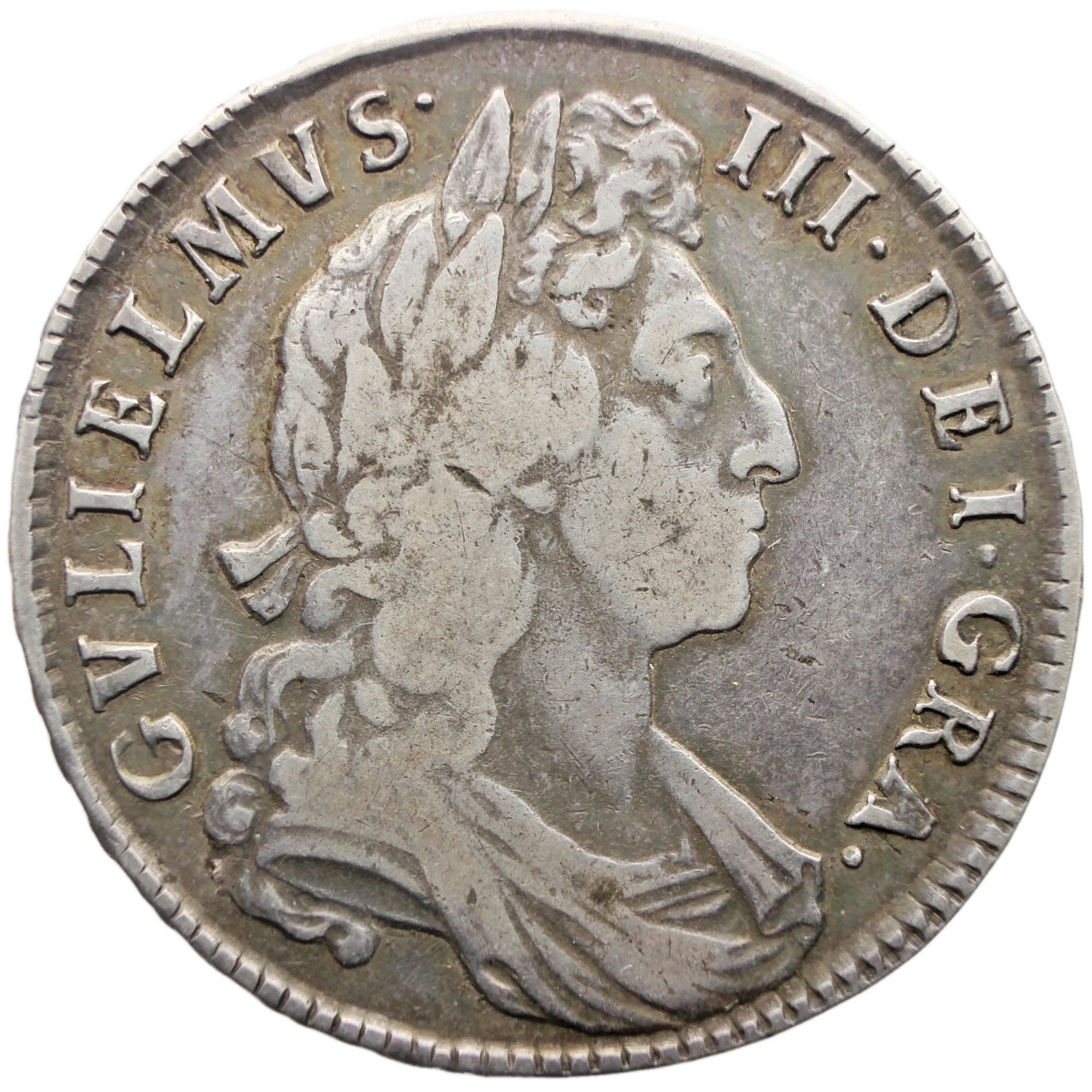 1698 Half Crown William III Coin UK Silver DECIMO large shields on Vimeo