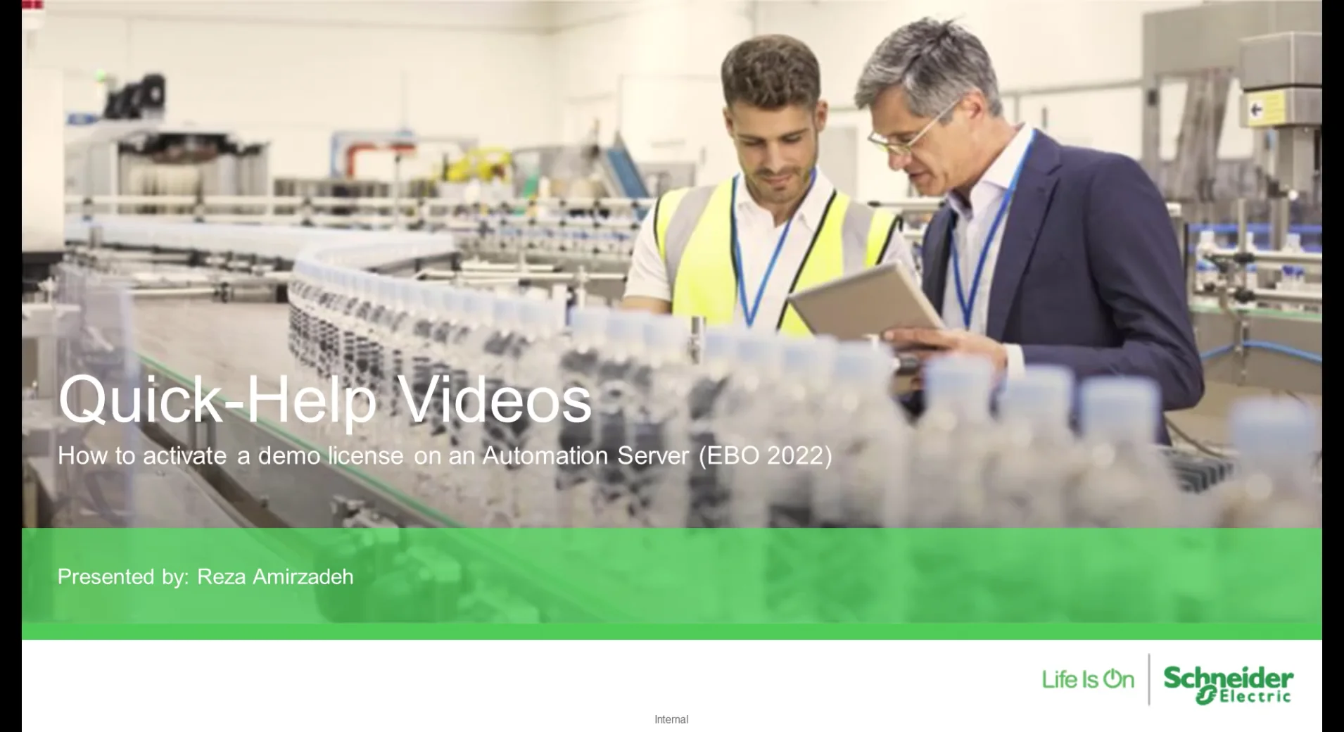 How to activate a demo license on an Automation Server at EBO 2022 ...