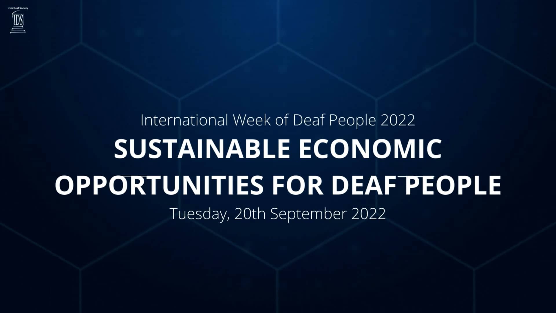 Sustainable Economic Opportunities for Deaf People on Vimeo
