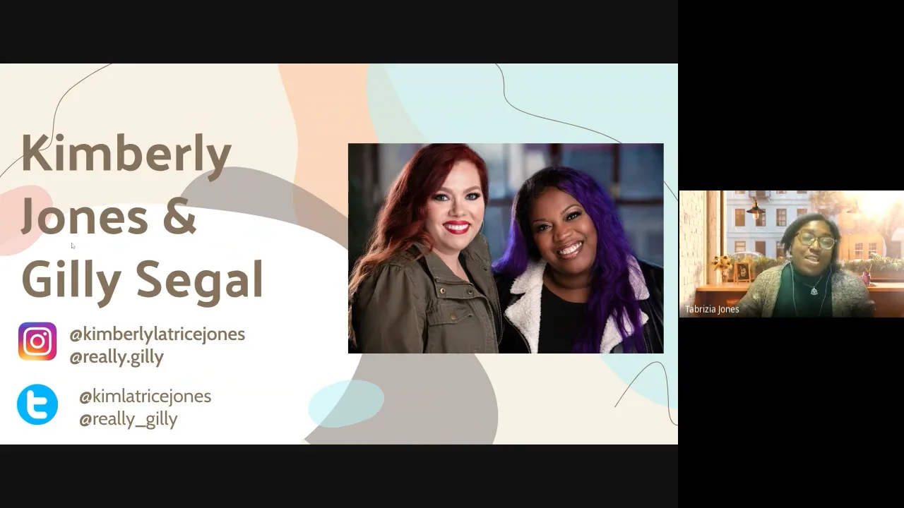 Author Talk with Kimberly Jones & Gilly Segal on Vimeo