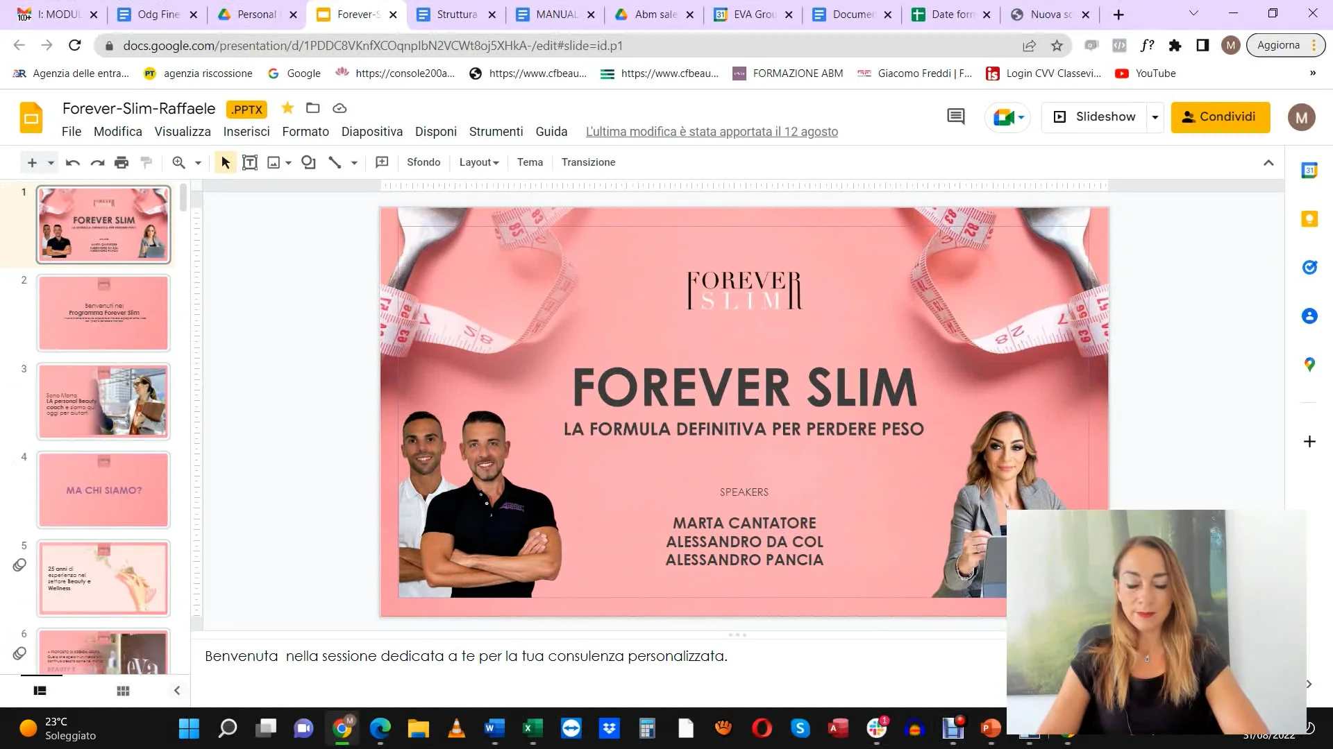 1 PArte forever slim ppt on Vimeo
