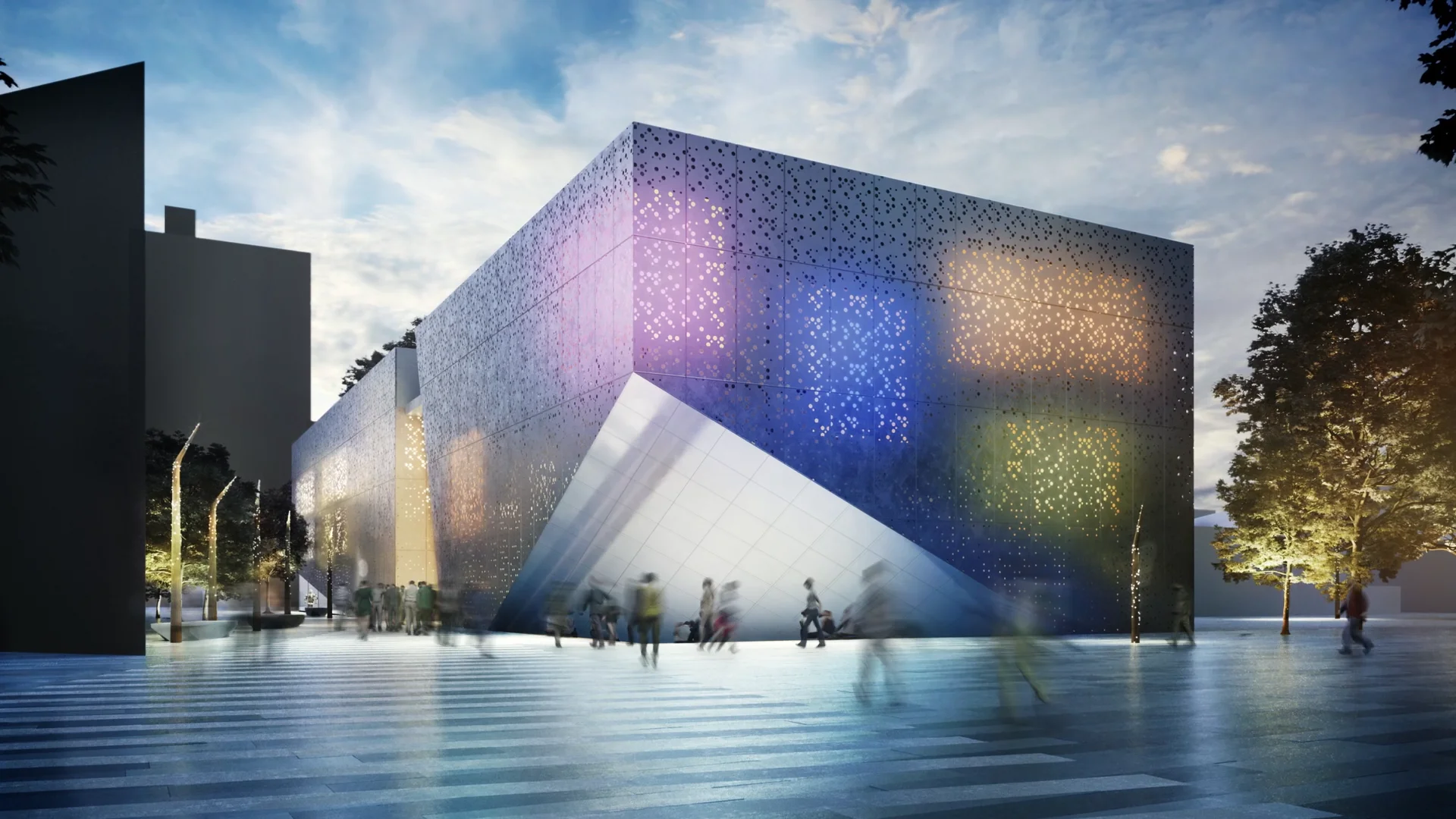 Hawkins\Brown Teesside University Digital Life Building - Concept ...