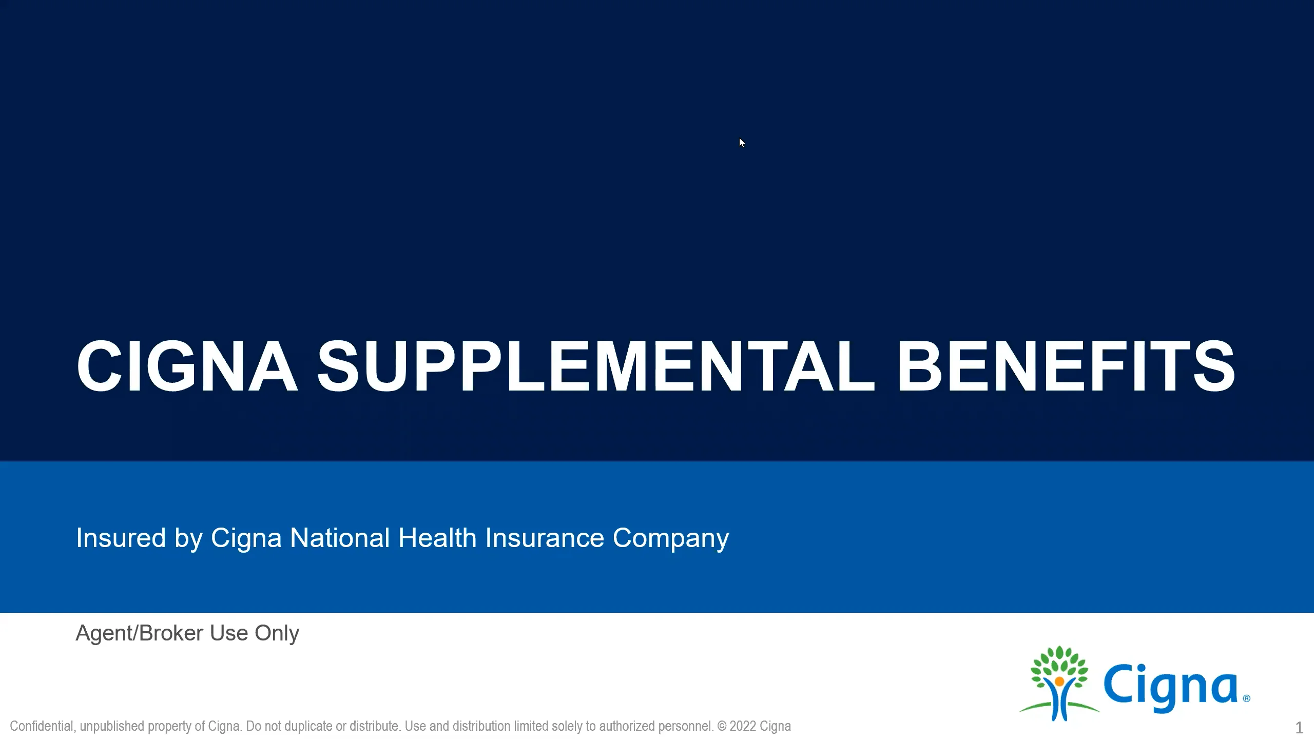 Cigna's Medicare Supplement and Ancillary Products