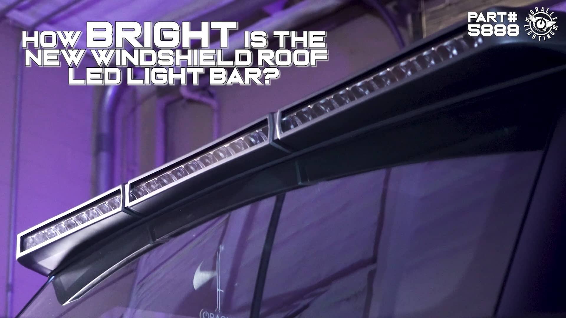 ORACLE Lighting Integrated Windshield Roof LED Light Bar System for ...