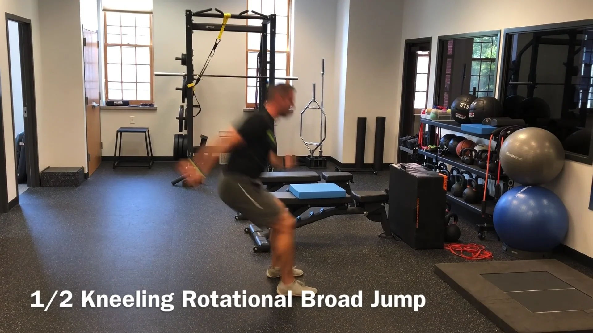 12 Kneeling Rotational Broad Jump on Vimeo