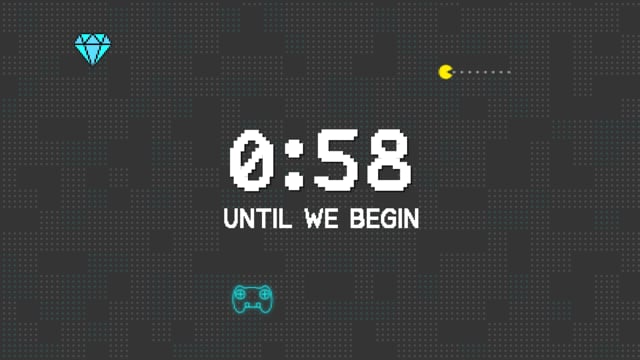 Countdown: 8-Bit Crazy Shapes - Church Visuals