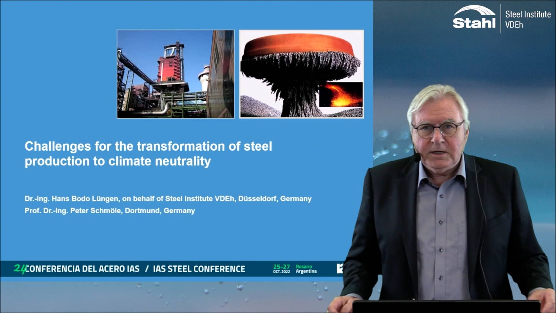 IAS Steel Conference Dr.-Ing. Hans Bodo Lüngen on Vimeo