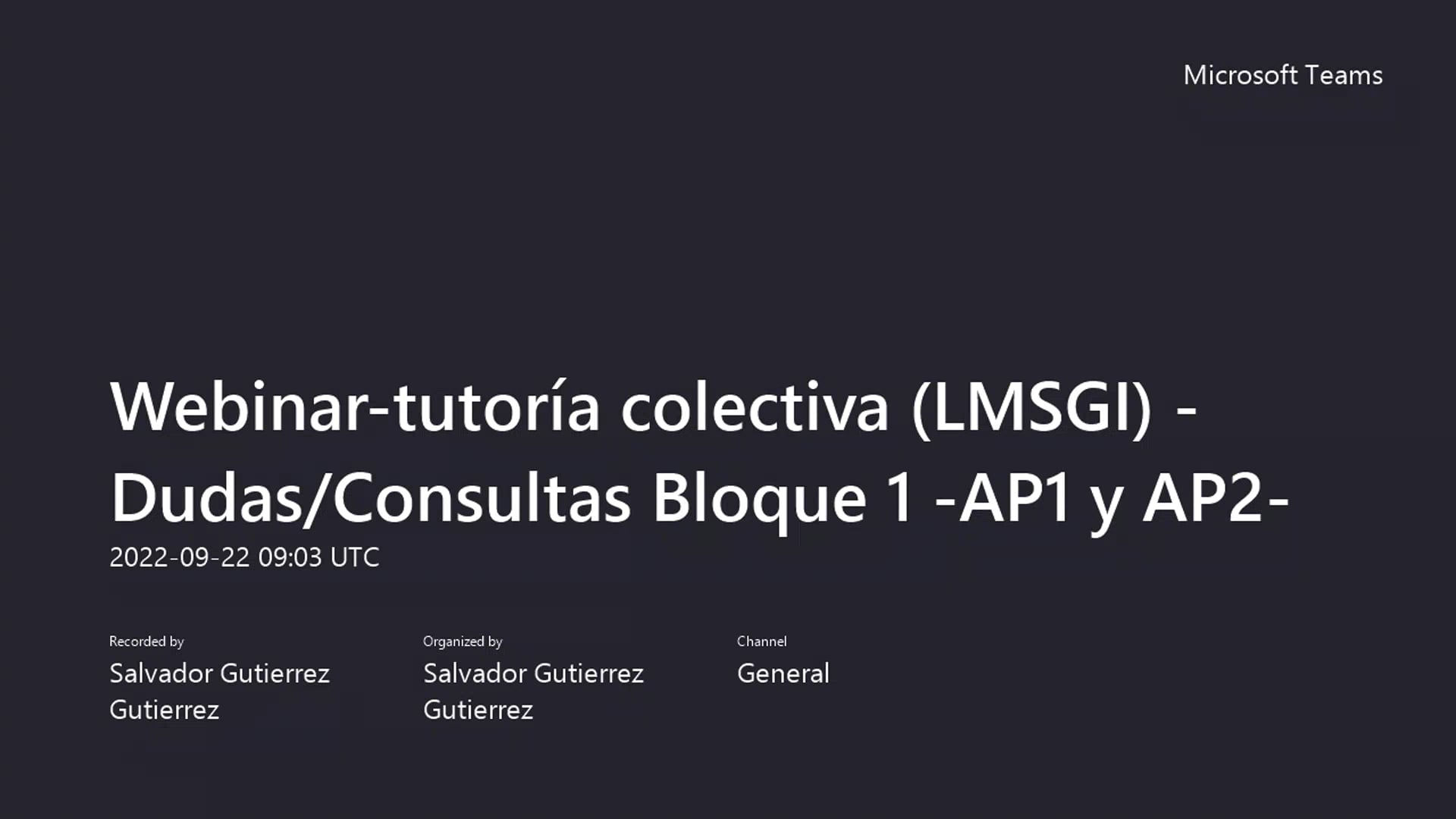 LMSGI_22_09_2022_Dudas-Consultas_AP1yAP2_ (Bloque1-XML).mp4 on Vimeo