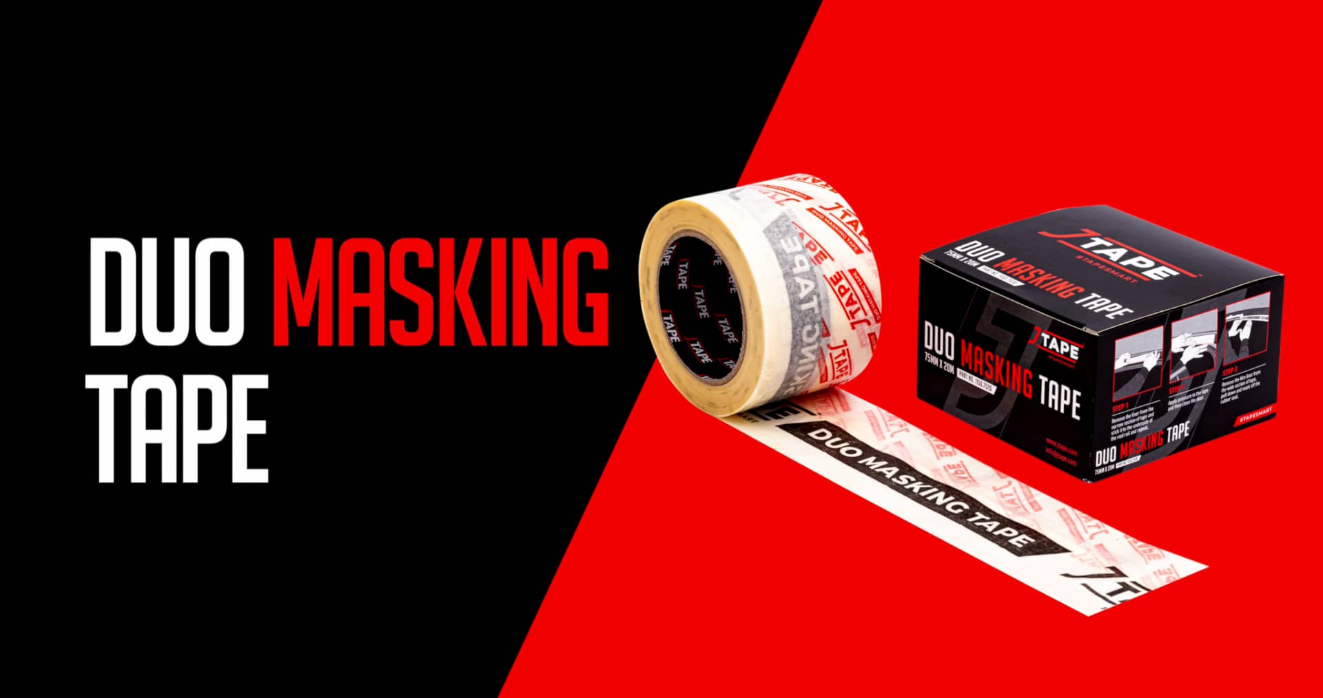 JTAPE Duo Masking Tape - #TAPESMART on Vimeo
