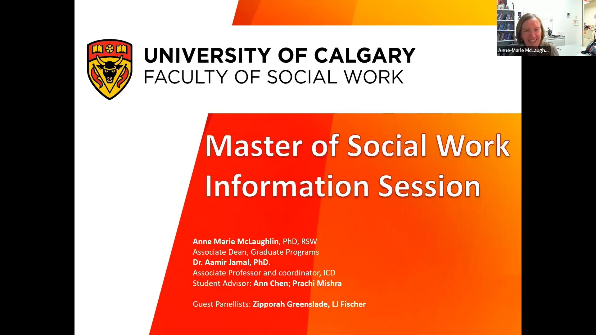 Master of Social Work Information Session