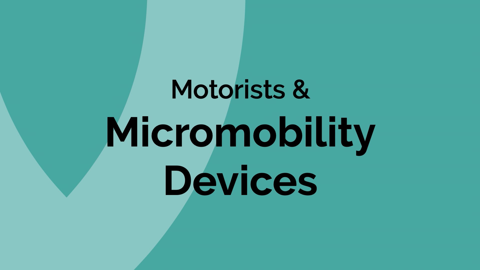 Micromobility & Motorists EN on Vimeo
